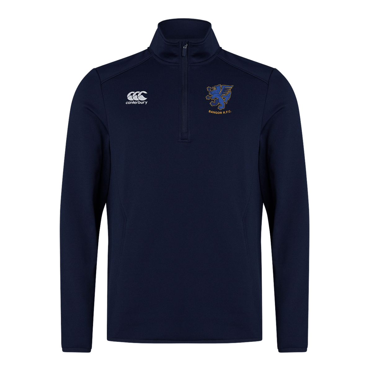 Bangor Rugby Club - 1/4 Zip Midlayer – Stash Shop