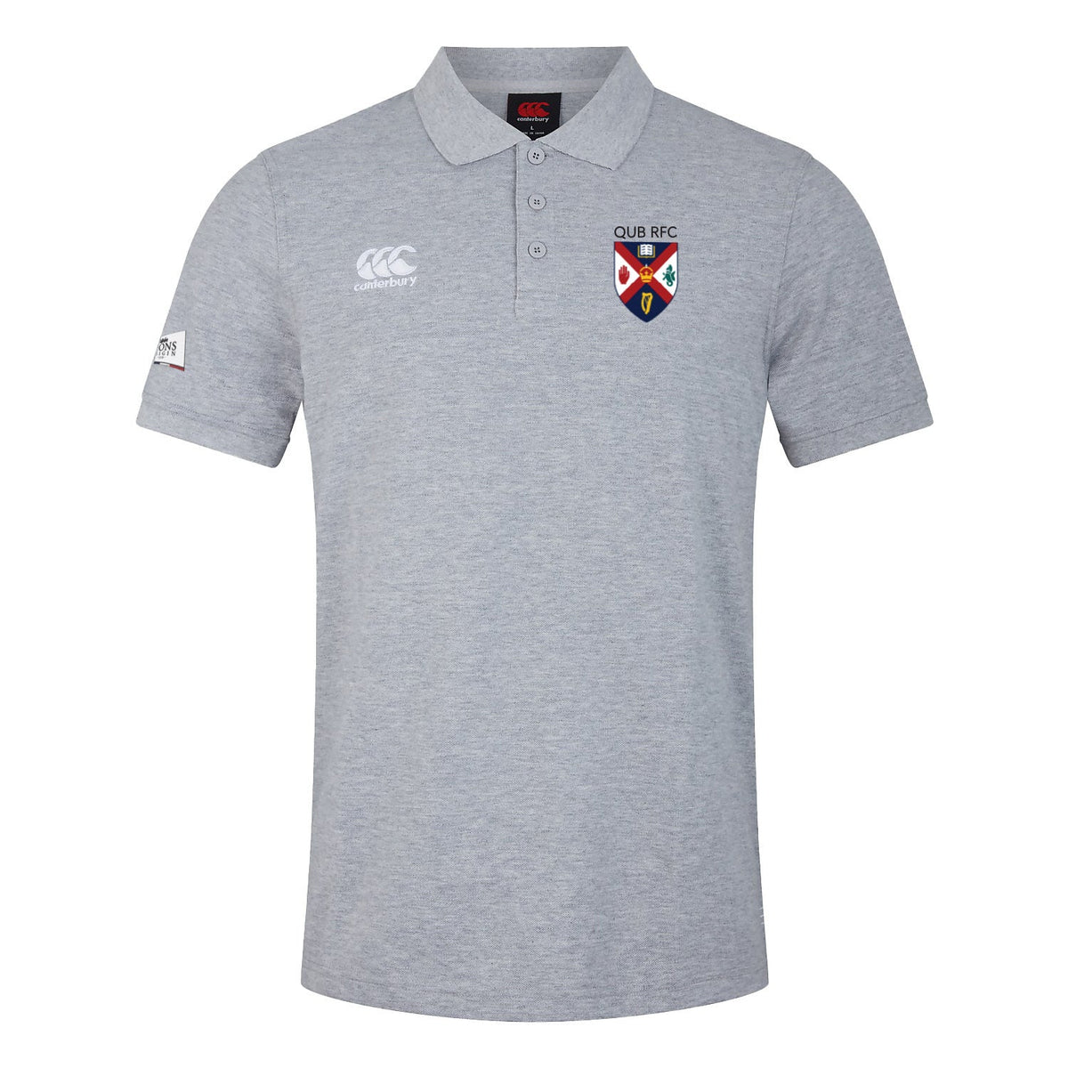 QUB Rugby - Lions Legends Range Polo - Grey – Stash Shop