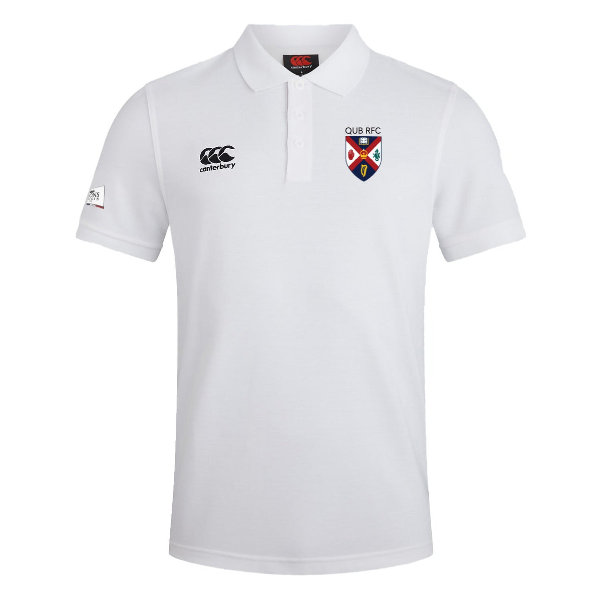 QUB Rugby - Lions Legends Range Polo - White – Stash Shop