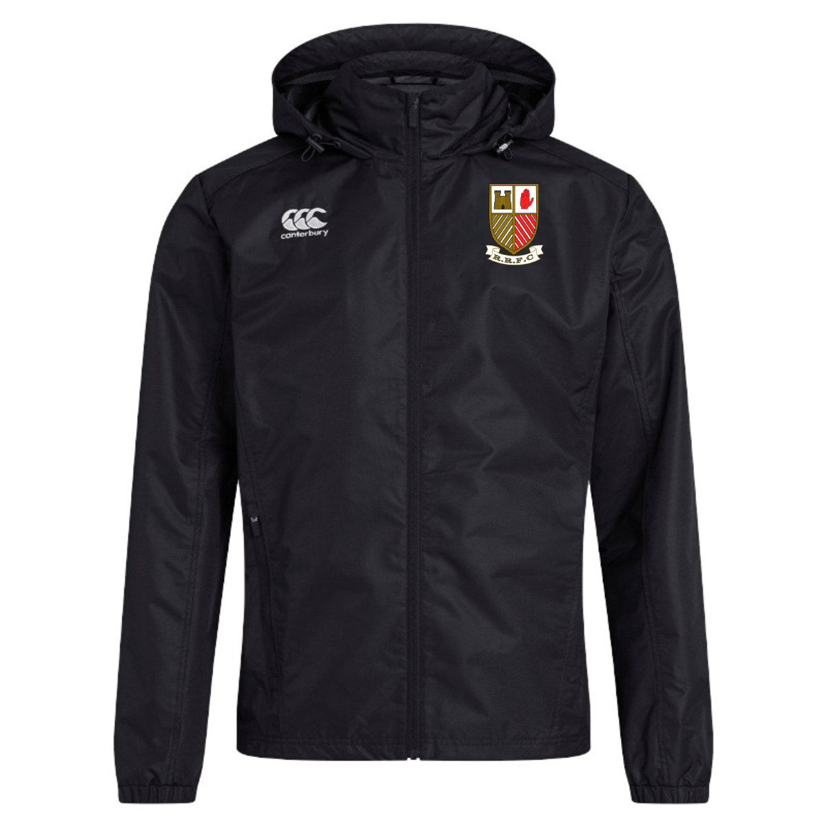 Randalstown Rugby Club - Club Vaposhield Full Zip Rain Jacket - Black ...