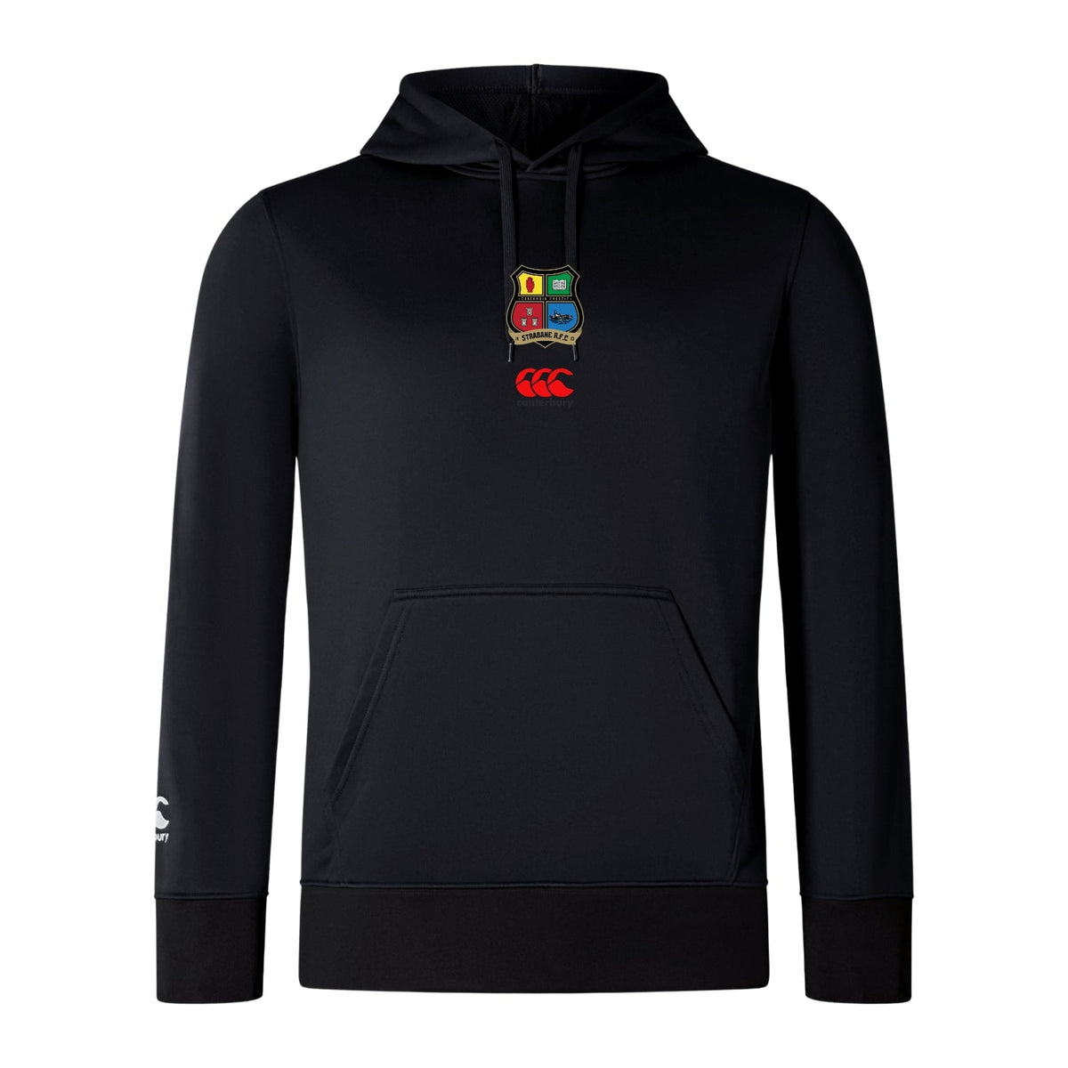 Strabane Rugby Club - Lightweight Poly Hoody - Black – Stash Shop