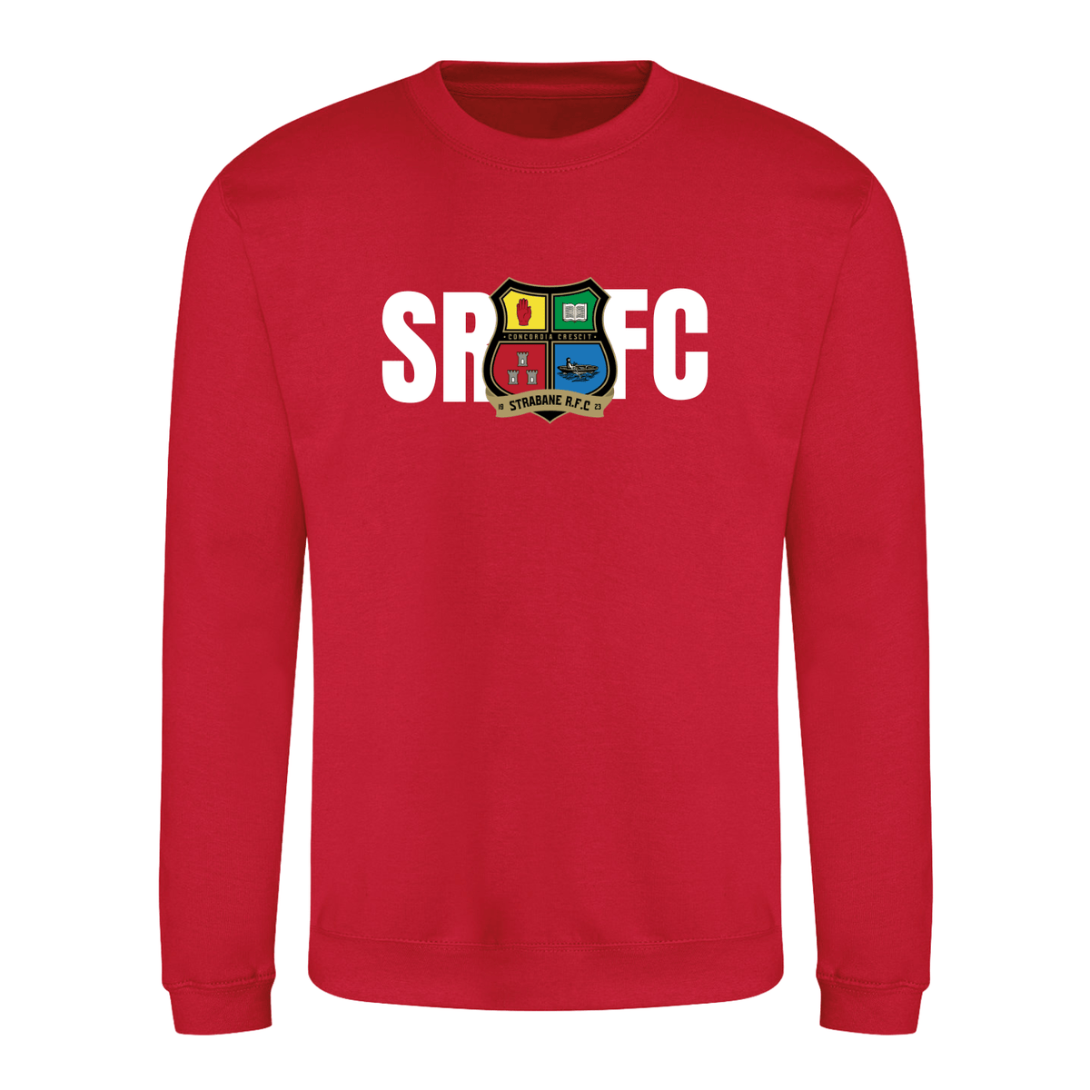 Strabane Rugby Club - SRFC Sweatshirt - Red – Stash Shop
