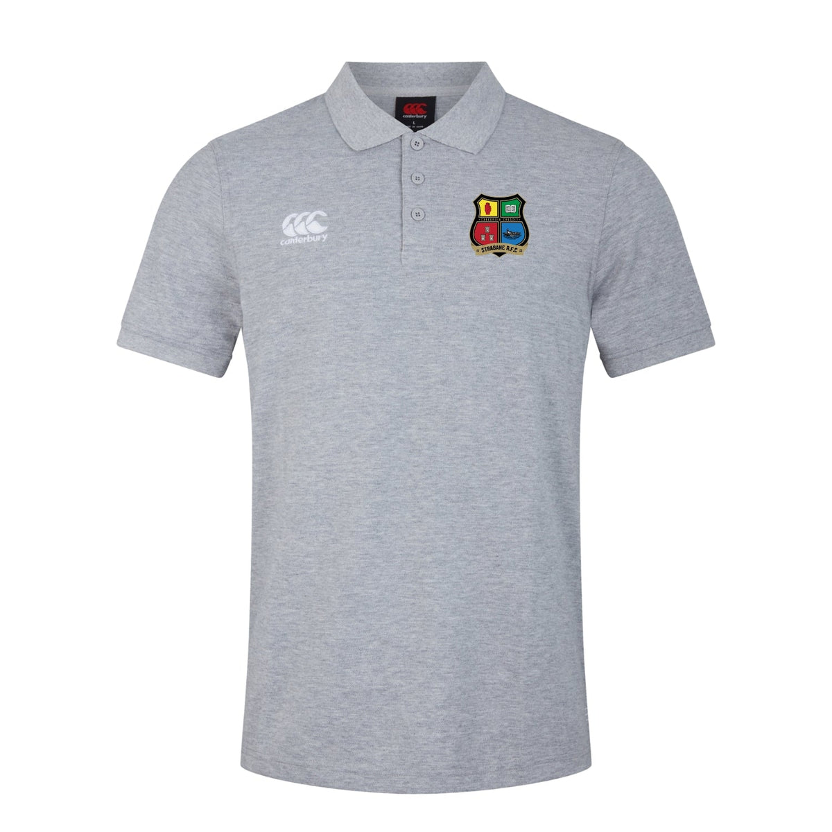 Strabane Rugby Club - Waimak Poloshirt - Grey – Stash Shop