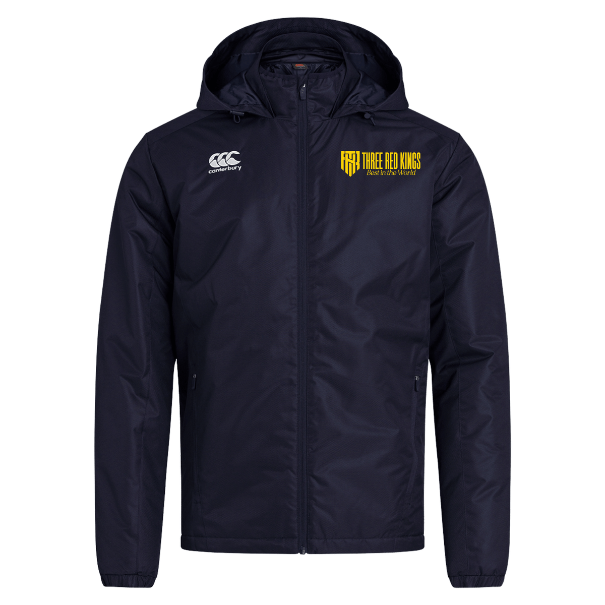 Three Red Kings - Stadium Jacket - Navy – Stash Shop